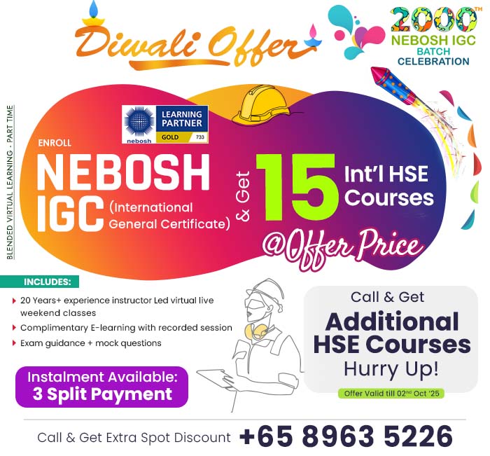 NEBOSH IGC Course in Singapore, Malaysia across Southeast Asia| NEBOSH International General ...